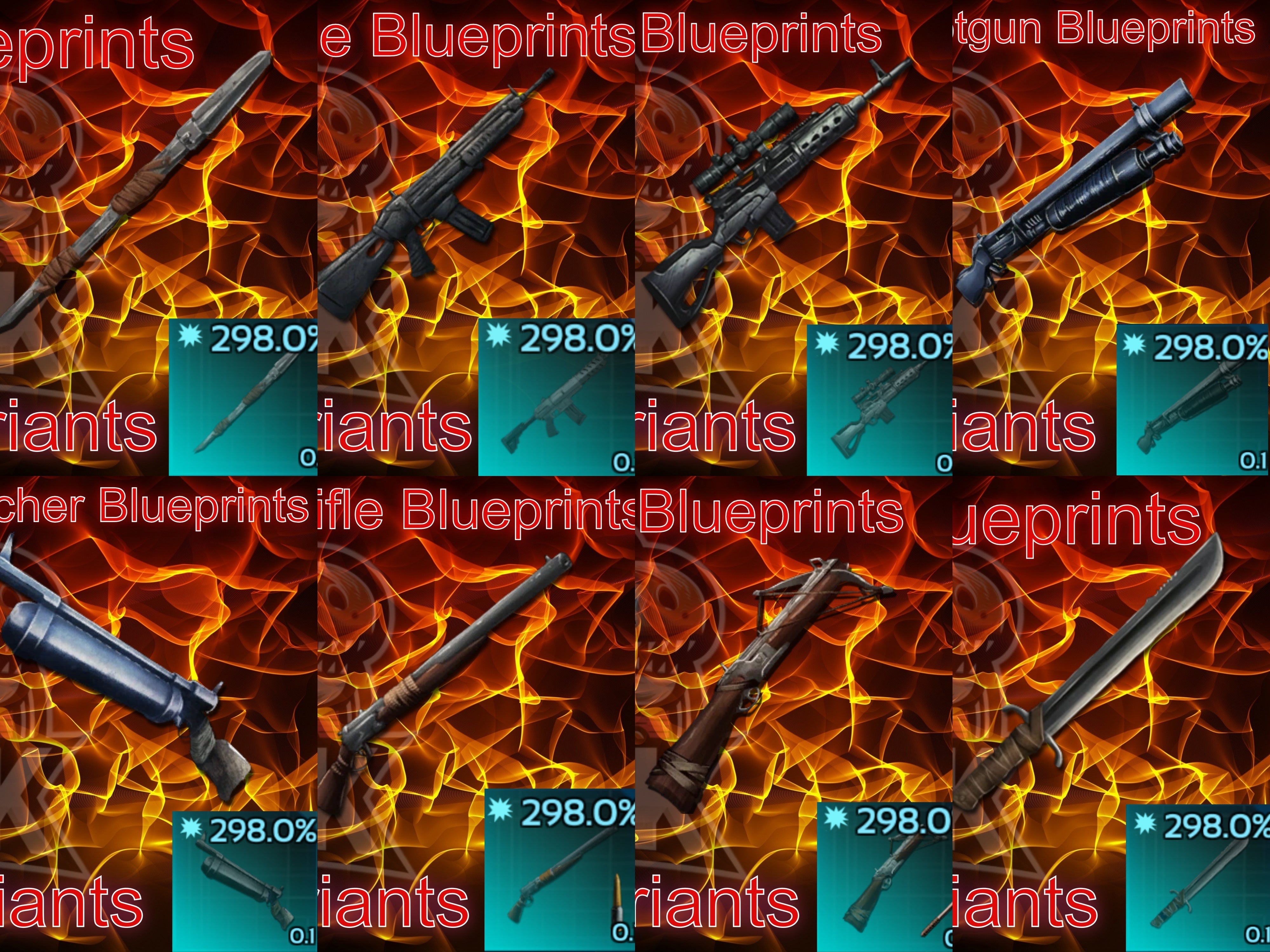 Weapon Blueprints – My Ark Ascended
