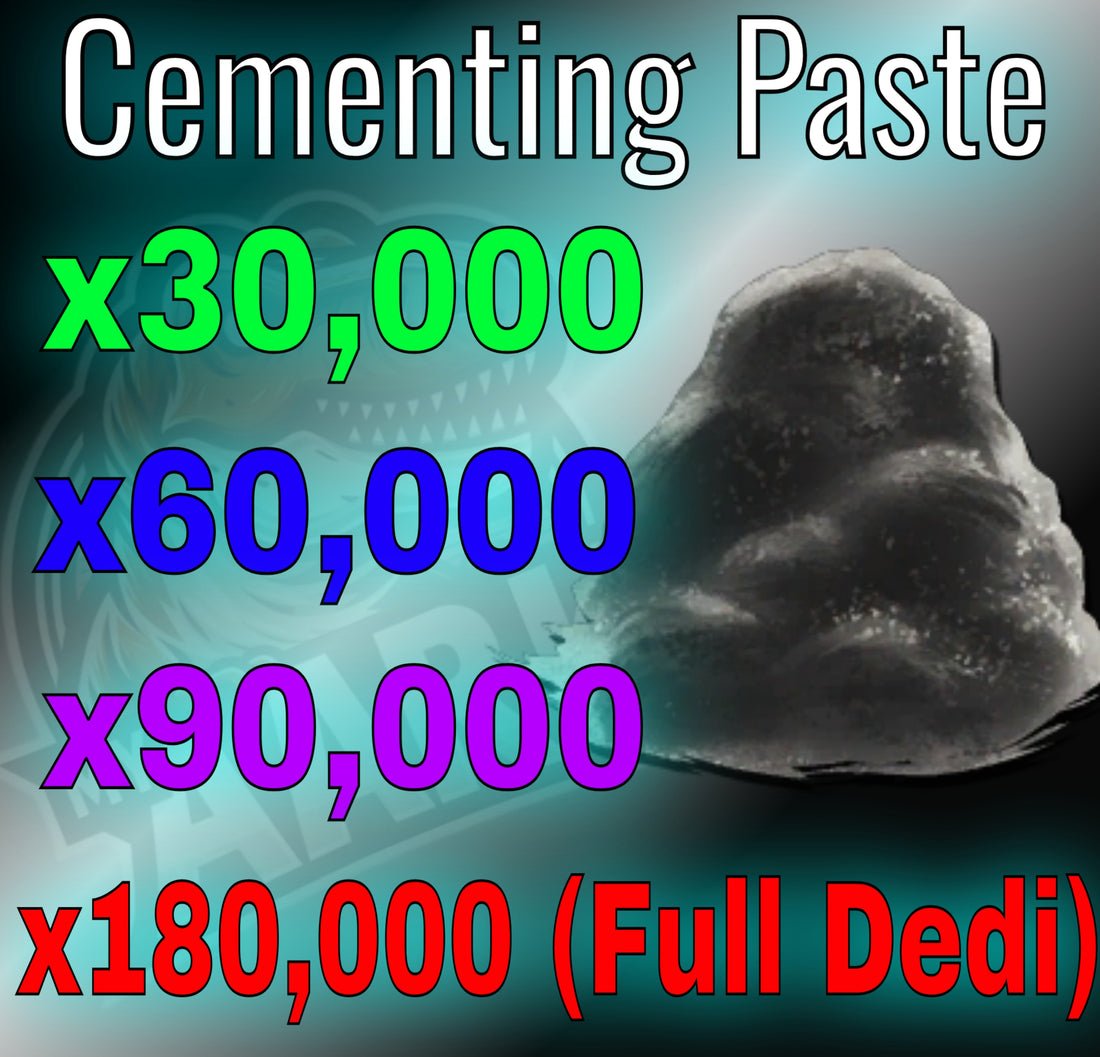 Cementing Paste – My Ark Ascended