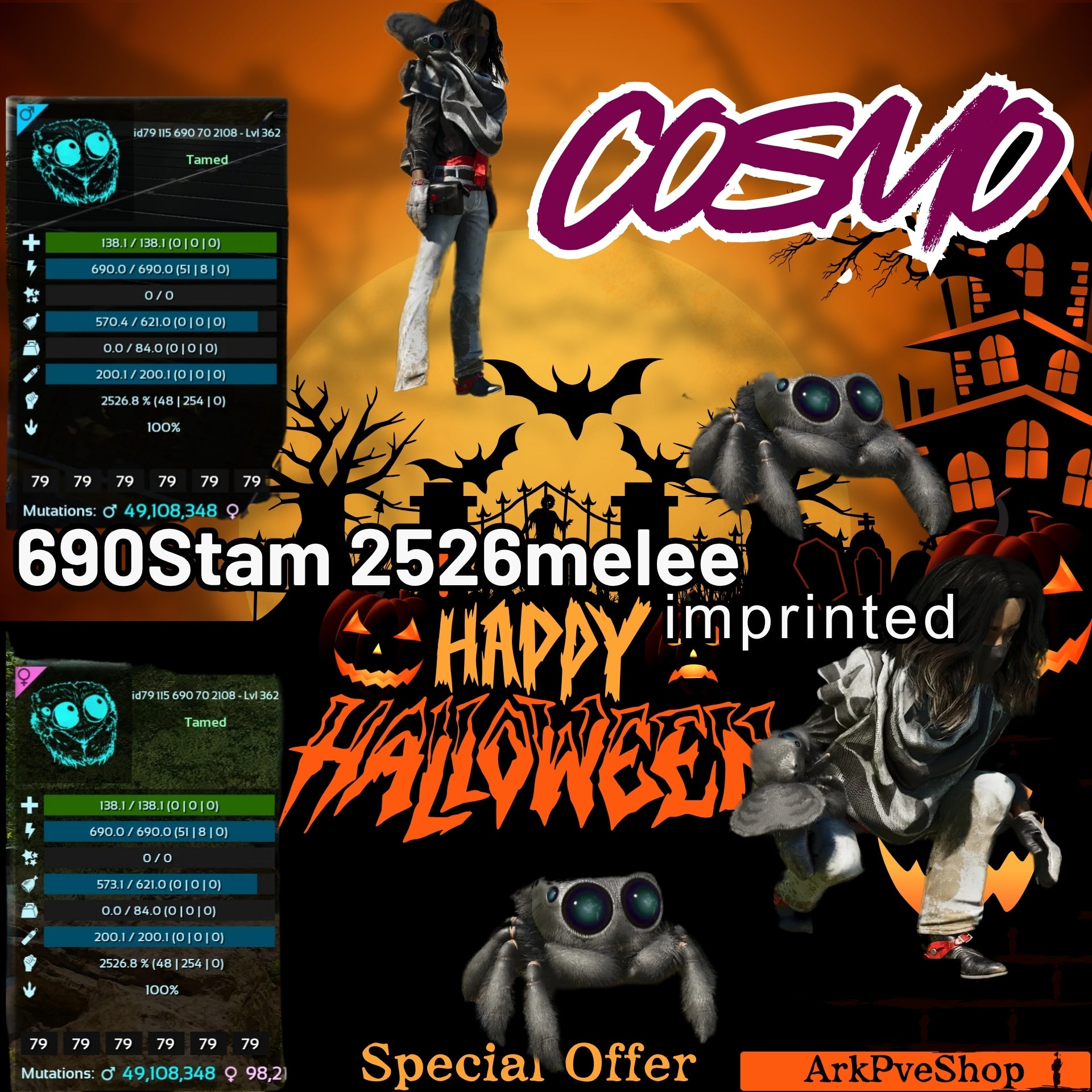 My Ark Ascended official PVE Buy Dino Items Structures