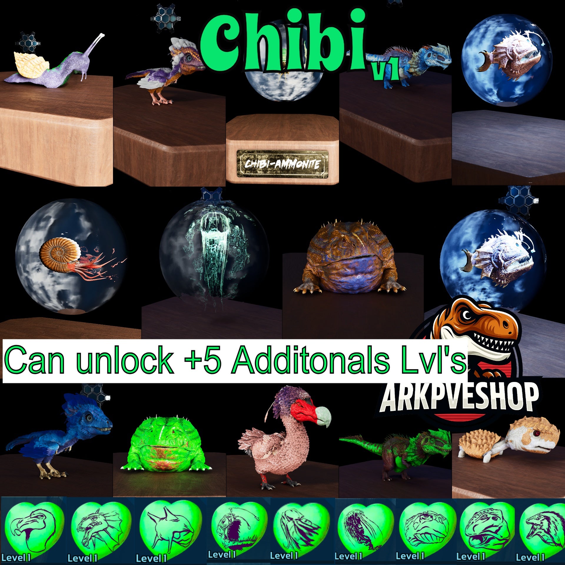 Chibi Pets V1 Common – My Ark Ascended