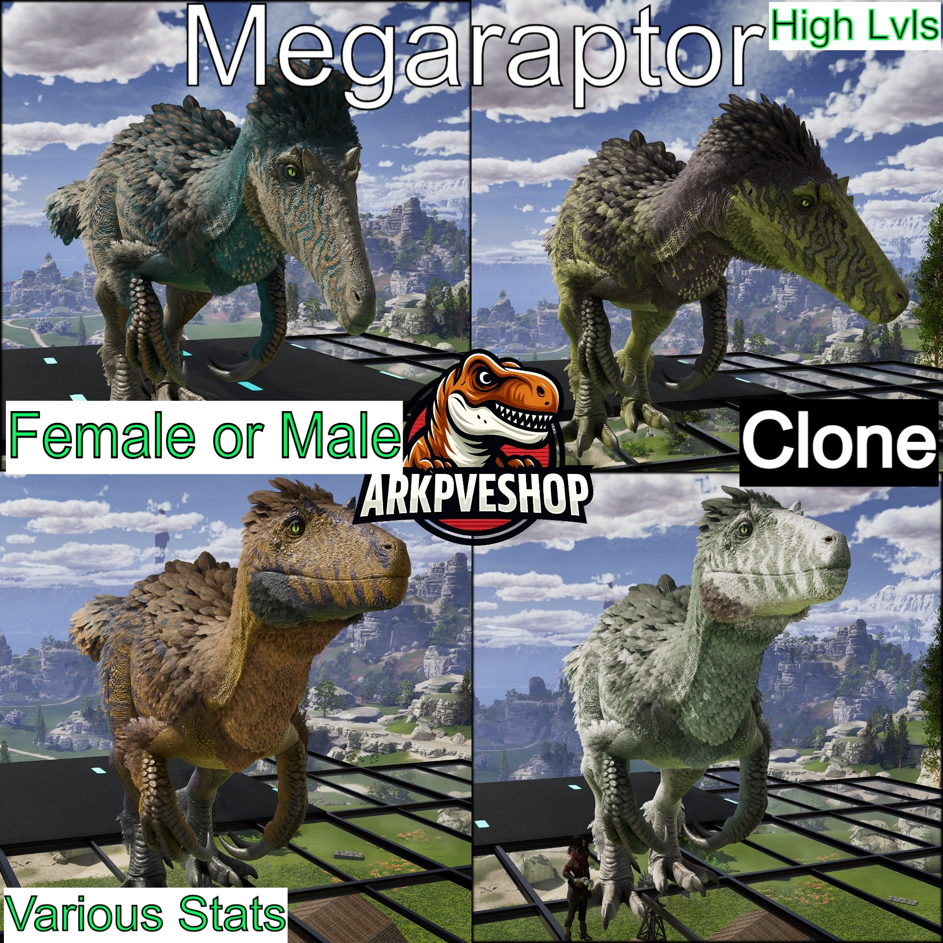My Ark Ascended official PVE Buy Dino Items Structures