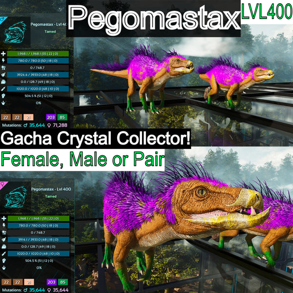 Pegomastax 400 Level - Gacha Crystal Collector – My Ark Ascended