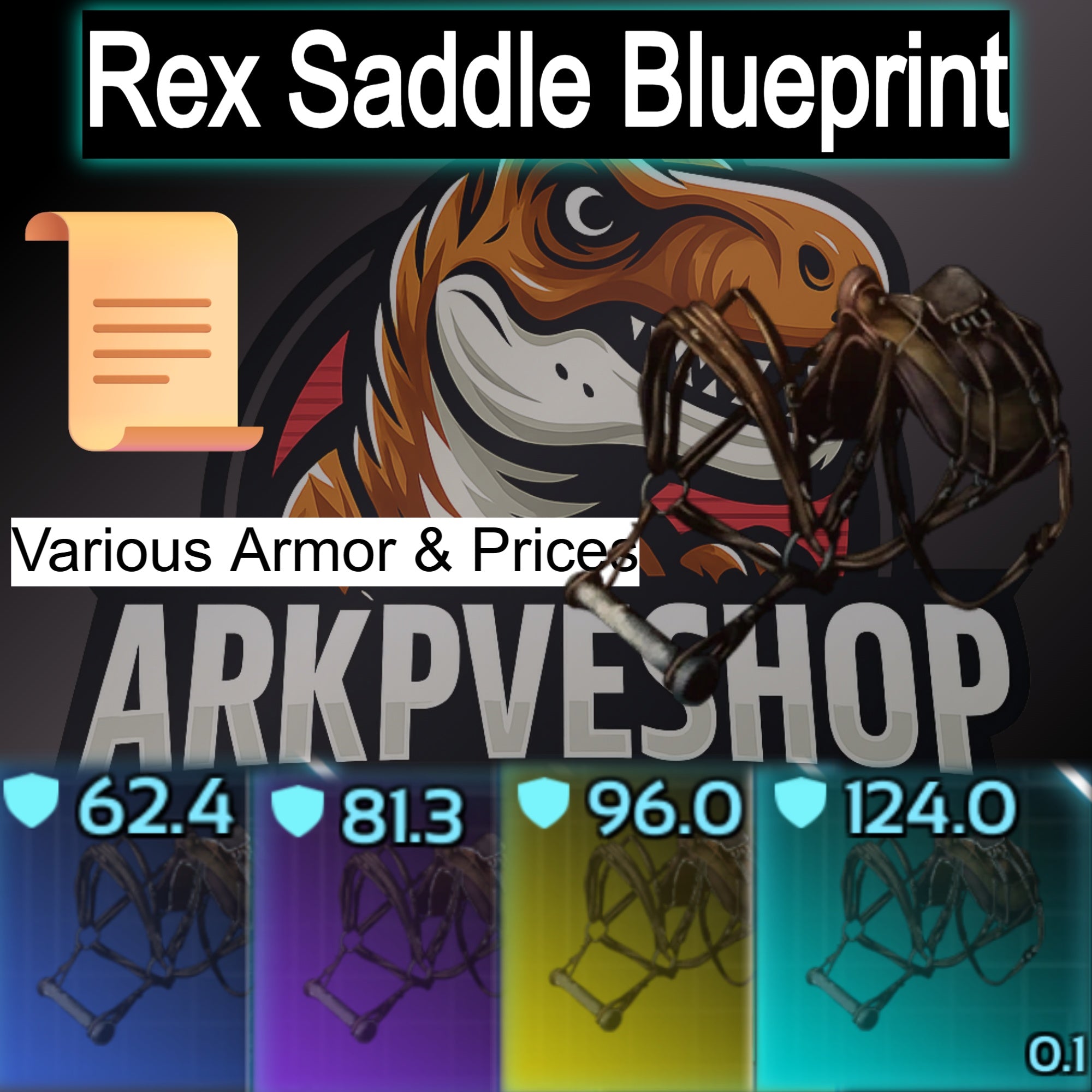 Rex Saddle Blueprint – My Ark Ascended