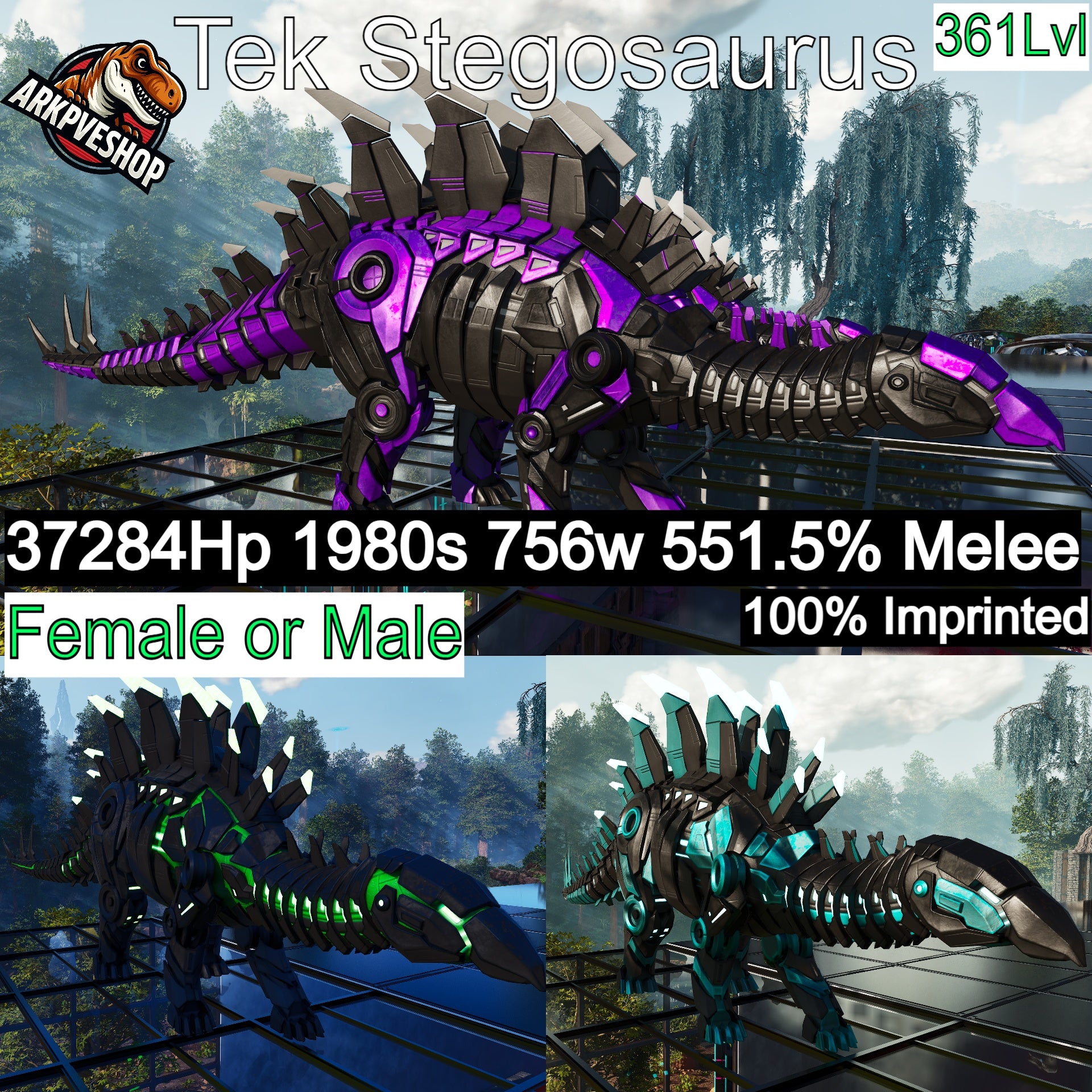 My Ark Ascended official PVE Buy Dino Items Structures